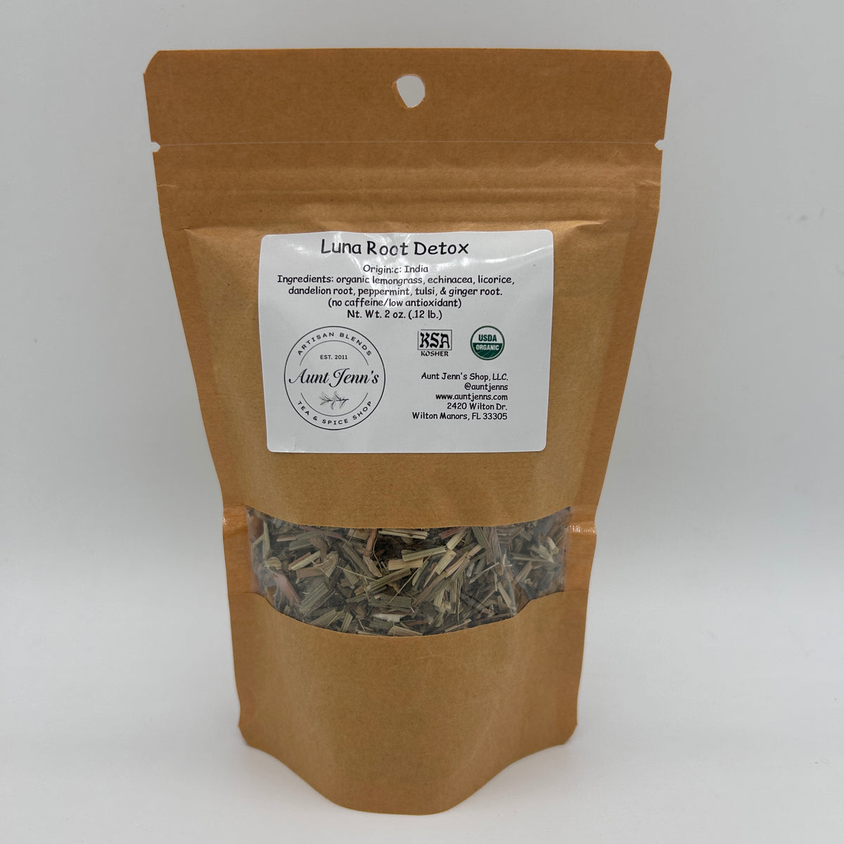 Luna Root Detox-organic – Aunt Jenn's Tea & Spice Shop